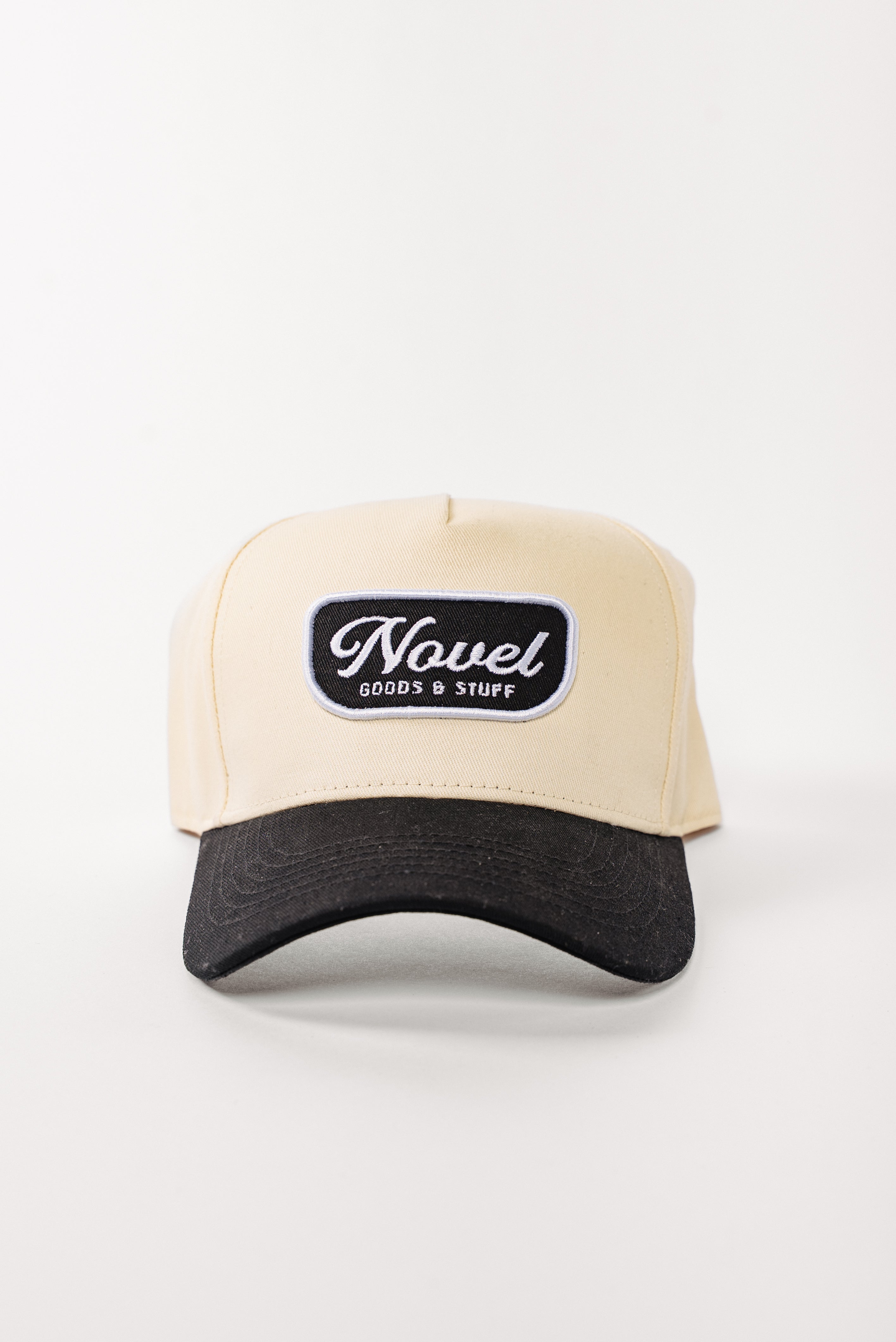 2 TONE SNAPBACK - BLACK/CREAM